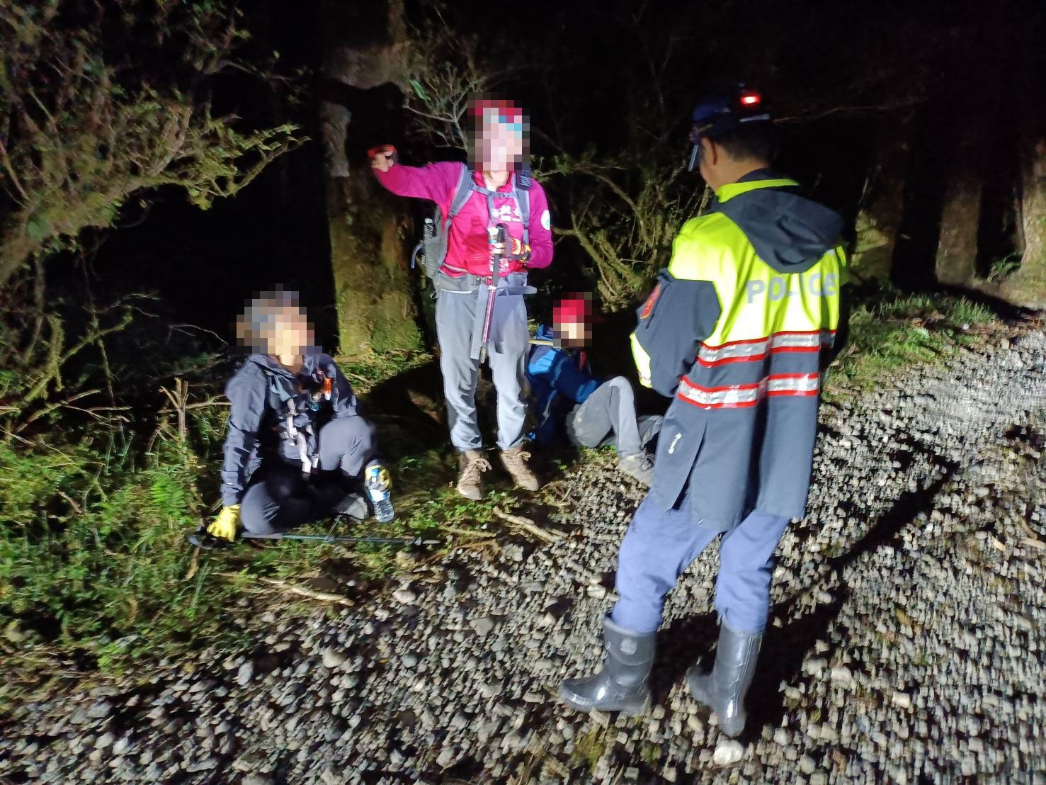 警政報馬仔-宜縣三星警夜入深山 成功尋獲三名受困登山客-內政部警政署警察廣播電臺全球資訊網